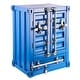 Industrial Container Nightstand Retro Bedside Storage Cabinet with Door ...