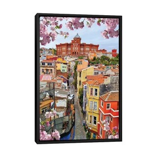iCanvas "Balat Rooftop" by Mustafa Tayfun Ozcan Framed - Bed Bath ...