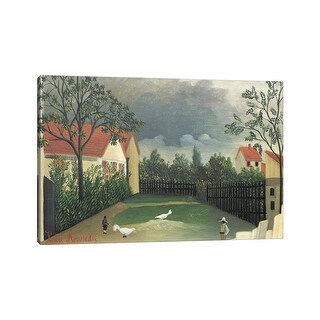 iCanvas "The Farm Yard, 1896-98" by Henri Rousseau Canvas Print - Bed ...