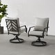 Crosley Otto 2Pc Outdoor Metal Dining Swivel Chair Set - Bed Bath ...