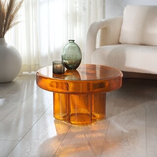 SAFAVIEH Couture Patterson Glass Coffee Table (Fully Assembled) - 22"W ...