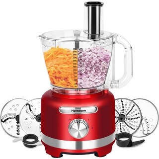 Food Processors Food Chopper, 600W with 16 Cup Processor Bowl, 4 Blades ...