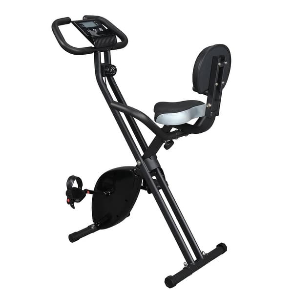 Folding Adjustable Upright Exercise Cycling Stationary Bike, with ...