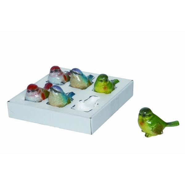 Transpac Resin 10.26 in. Multicolor Spring Bird with Counter Display ...