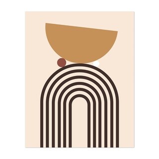 Minimal Rainbow Balance Illustrations Abstract Boho Art Print/Poster ...