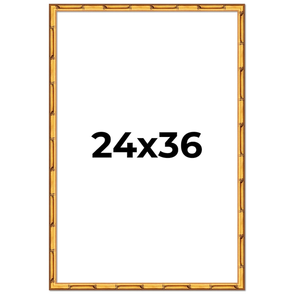 poster frames 24x36 gold