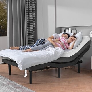 Electric Lift Bed With 4 Points Massage and Wireless Remote Control ...