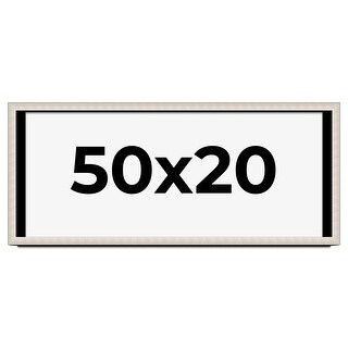 50x20 Shadow Box Frame Silver Real Wood Contemporary Shadowbox Display ...