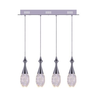 Dior LED Multi Point Pendant With Chrome Finish - Bed Bath & Beyond ...