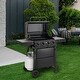 Feasto 4 Burner Liquid Propane Freestanding Gas Grill Cart with Side ...