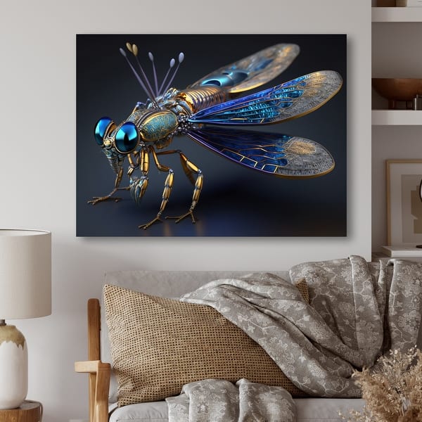 dragonfly abstract drawing