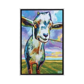 iCanvas "Theo The Goat In The Field" by Robert Phelps Framed - Bed Bath ...