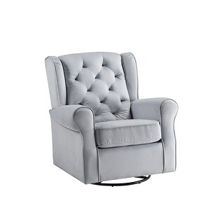 Modern Home Swivel Chair Removable Cushion Cover and Button Tufted on ...