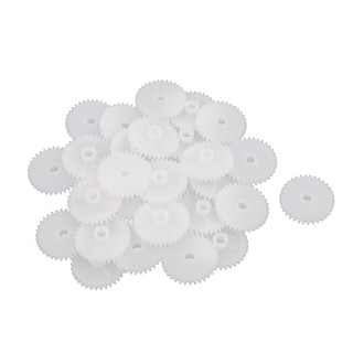 30PCS 34 Teeth 3mm Hole Diameter Plastic Gear Wheel for RC Toy Car ...