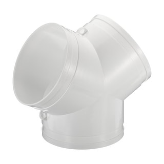 6 Inch 3 Way Duct Splitter Y Connector Air Vent Duct Connector - White ...