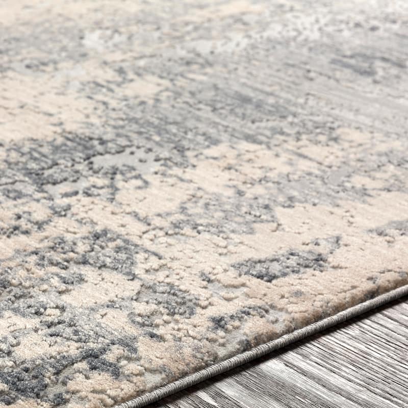 Jovka Grey Modern Abstract Accent Rug - 2' x 3' - Overstock - 24045288