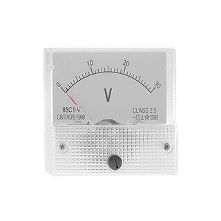 Direct Current 0-30 Volt Voltmeter Analog Panel Meter - 0-30 V - Bed ...