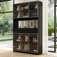 Tall Modular Display Storage Cabinet Bookcase w/Light Home Office - Bed ...
