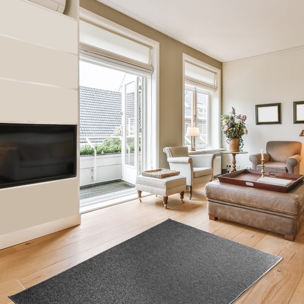 gray solid color rugs