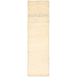 ECARPETGALLERY Hand-knotted Pak Finest Marrakesh Ivory Wool Rug - 2'7 x ...