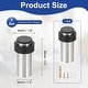Cylindrical Door Stopper, Rubber Bumper Door Stop, Wall Floor Mount ...