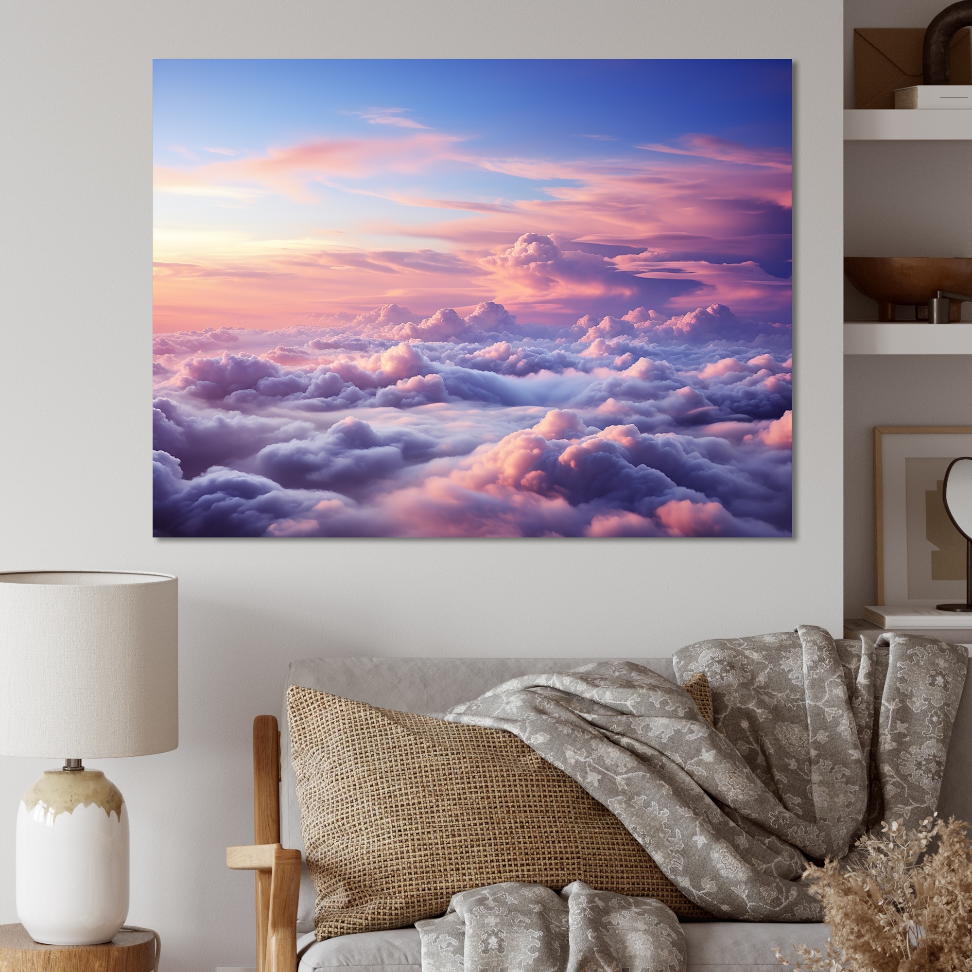 dreamscape clouds wall mural
