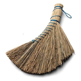 Kings County Tools 12.5 Inch Natural Straw Whisk Broom - Bed Bath ...