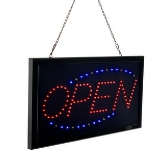 18.9"x9.84" LED Open Sign Electric Billboard Bright Advertising Board ...