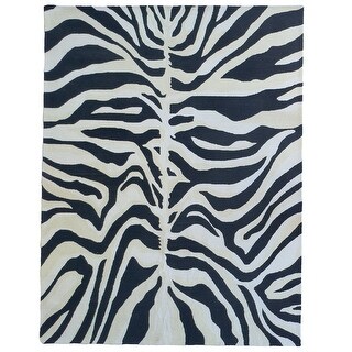 Fauna-Zebra Animal Print Hand Tufted Rugs - Bed Bath & Beyond - 42268352