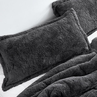 Coma Inducer® Pillow Sham - The Original Plush - Charcoal - Bed Bath & Beyond - 39661024