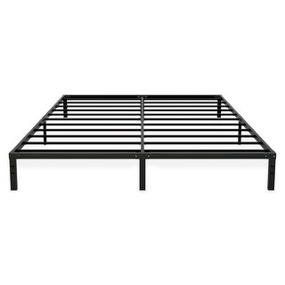 Full Metal Bed Frame, 10-Inch Platform, Heavy Duty, Low Profile, No Box ...
