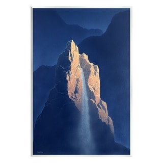 Stupell Surreal Stone Cliff Waterfall Wall Plaque Art by Richard ...