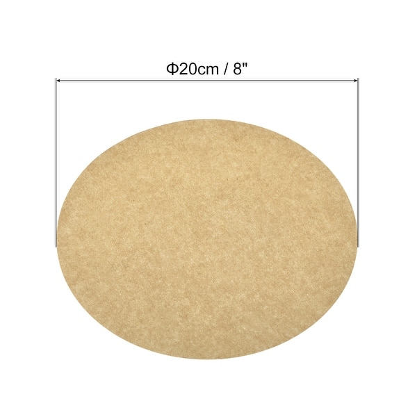 8 inch Parchment Paper Rounds Set of 300 Non Stick Baking Parchment ...