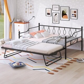 Classic Full Size Daybed, Twin Size Portable Folding Trundle for ...