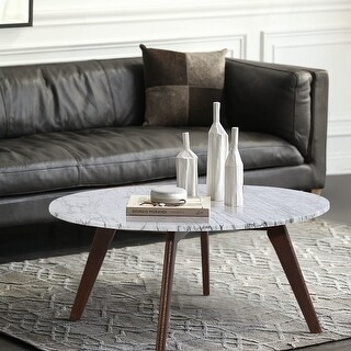 Poly and Bark Riley Marble Round Coffee Table - On Sale - Bed Bath ...
