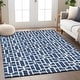 Machine Washable Indoor/ Outdoor Chantille Contemporary Geo Rug - Bed ...