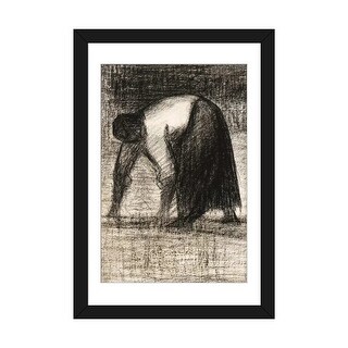 iCanvas "Paysanne Les Mains Au Sol 1882" by Georges Seurat - Bed Bath ...