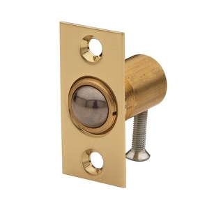 Baldwin Solid Brass Adjustable Ball Catch with 1-1/3 Inch x 2-1/8 Inch ...