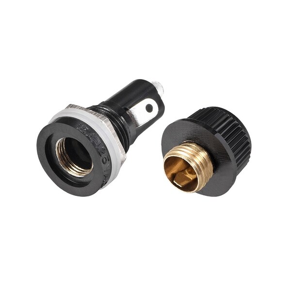 Glass Fuse Holder Uxcell A12101500ux0633 AC 125V/15A 250V/10A Screw Cap ...