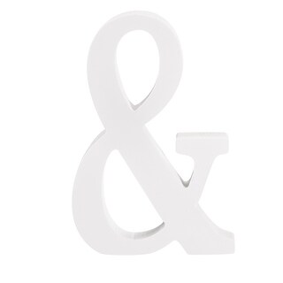 White Wood Letters 6 Inch, Wood Letters for DIY, Party Projects ...