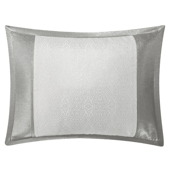 Nanshing Priscilla 7 Piece Modern Silver Comforter Set - On Sale - Bed ...