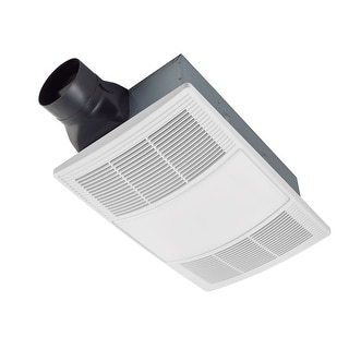 Broan PowerHeat 110 CFM 2 Sone Ceiling Mounted Heated Exhaust Fan - Bed ...
