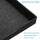 9" x 12" Small Black Mini Tray Plastic Rectangular Wooden Serving Trays ...