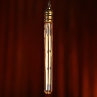 LED Vintage Filament Bulb T300 Dimmable, E26 Base, Amber Soft Warm ...