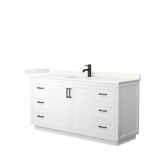 Miranda 66-inch Single Vanity, Quartz Top - Bed Bath & Beyond - 39583894