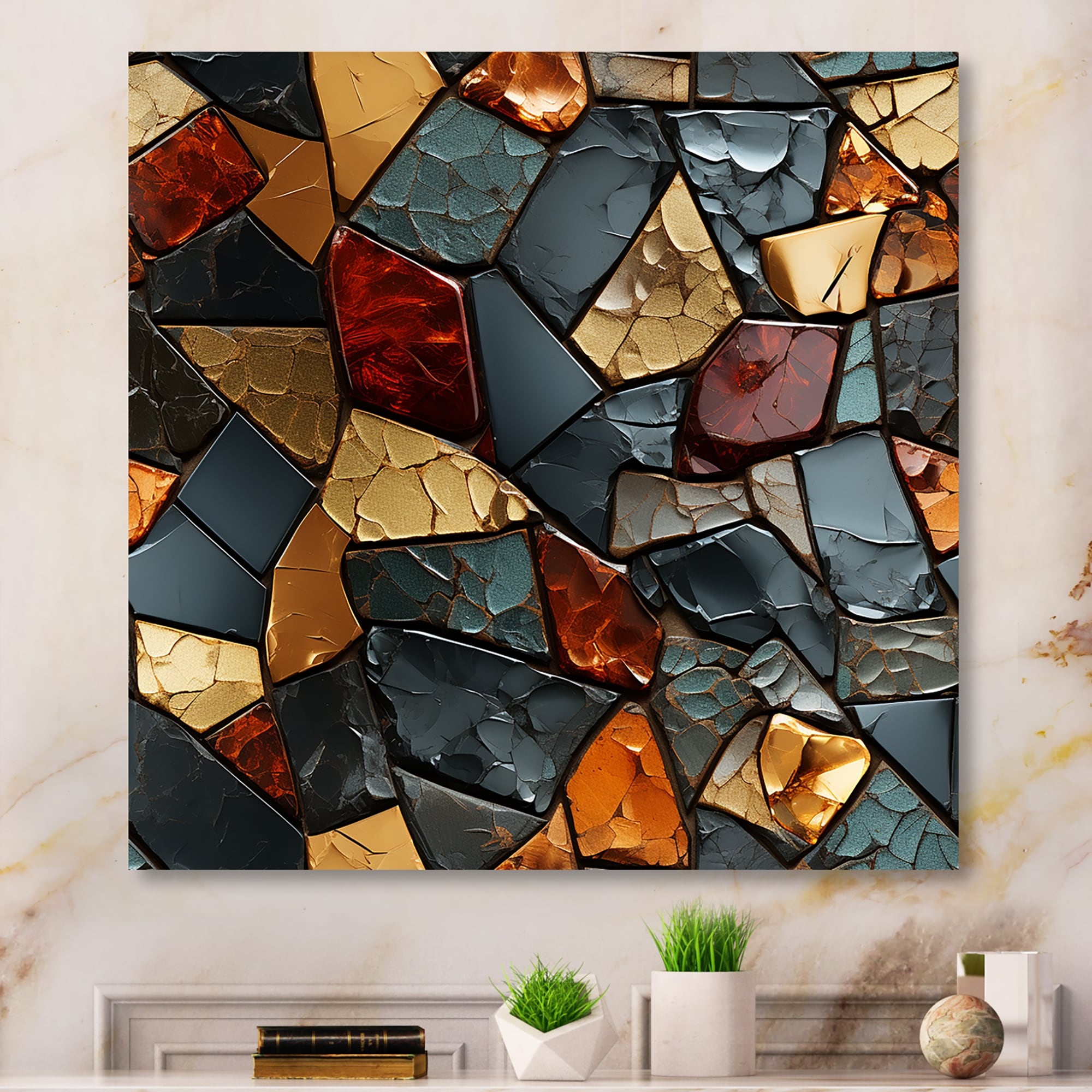 abstract wall tiles