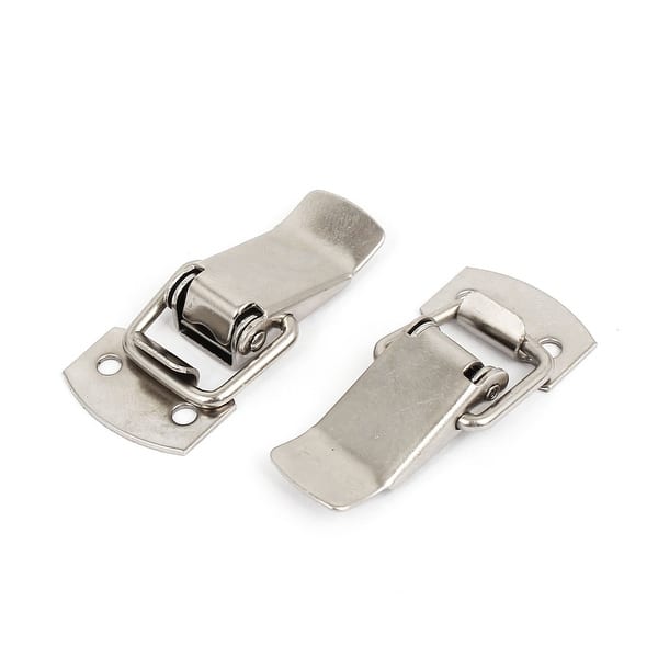 2 Set Metal Spring Loaded Boxes Trunk Lock Toggle Latch Catch Clamp ...