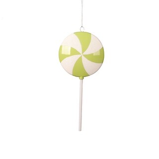Vickerman 9" Green Flat Round Lollipop, 6 per bag. - Bed Bath & Beyond ...