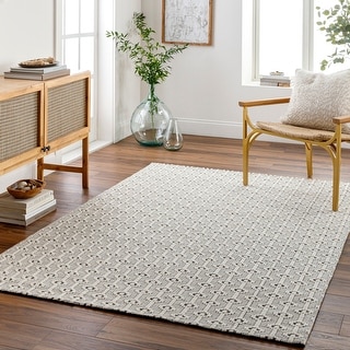 Livabliss Sapana Handmade Mod Farmhouse Wool Blend Area Rug - Bed Bath ...