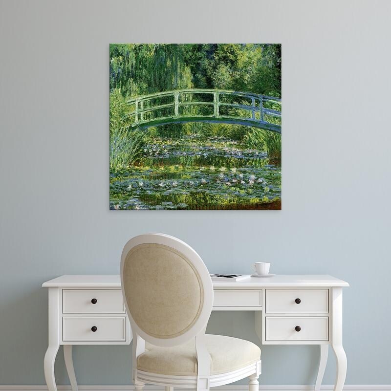 Claude Monet 'The Japanese Bridge' Canvas Art - Bed Bath & Beyond ...
